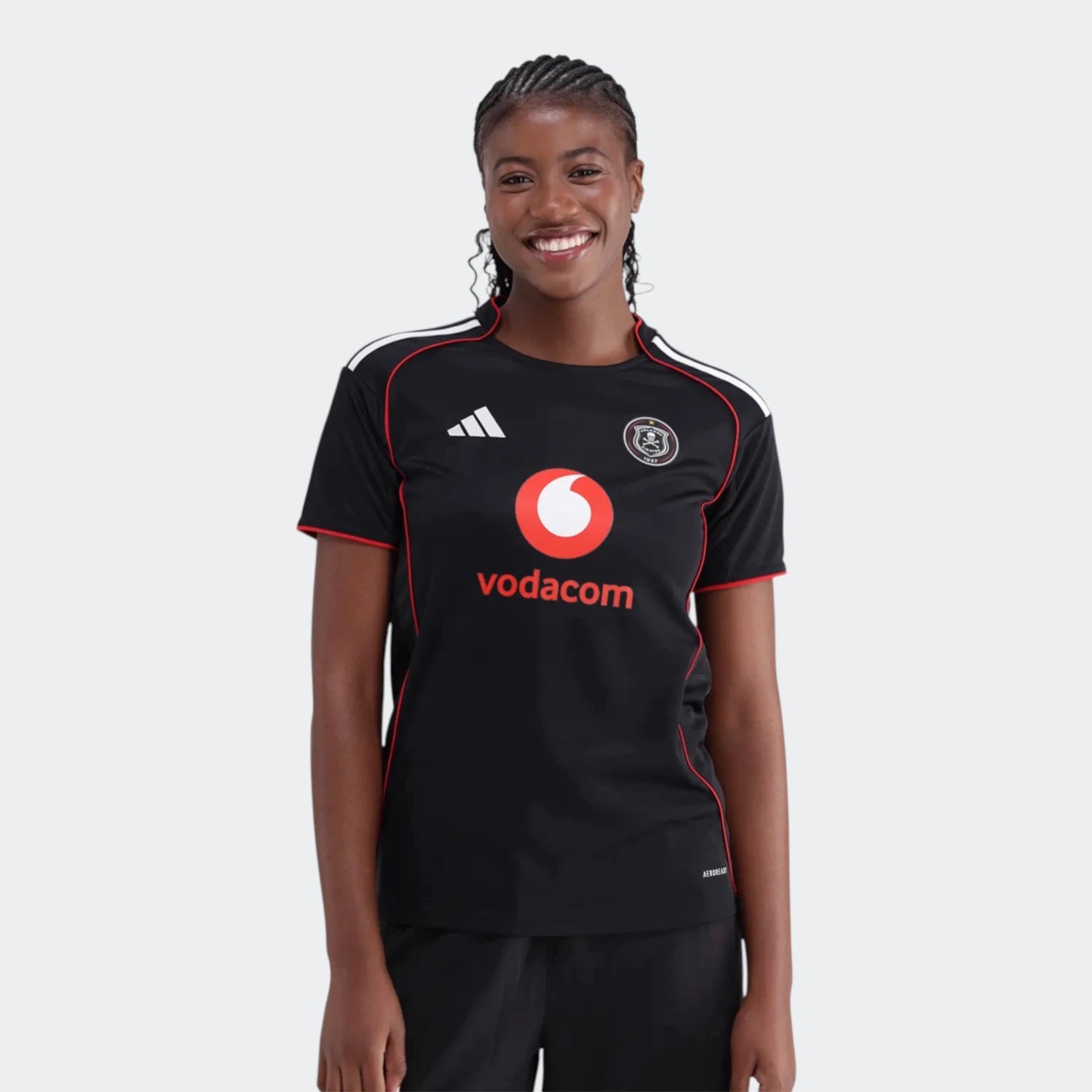 Womens Orlando Pirates Fc 25/26 Home Jersey – Rashid Cassim Sports